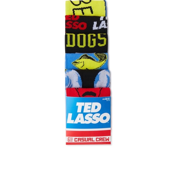 Apple TV | Underwear & Socks | Nwt Ted Lasso 6 Pairs Socks Character ...